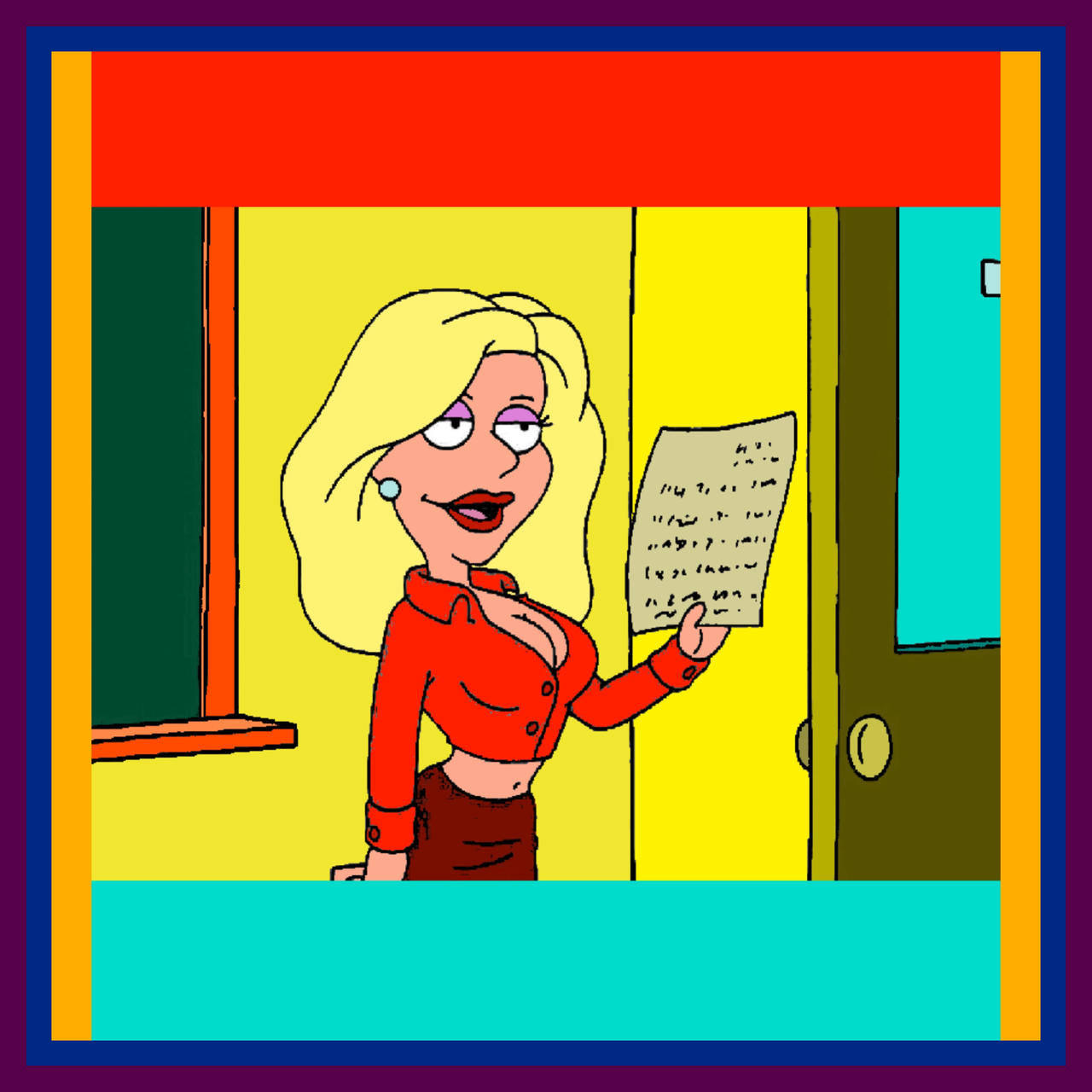 Mrs Lockhart Passing Papers By Heavensnightsh20 On Deviantart