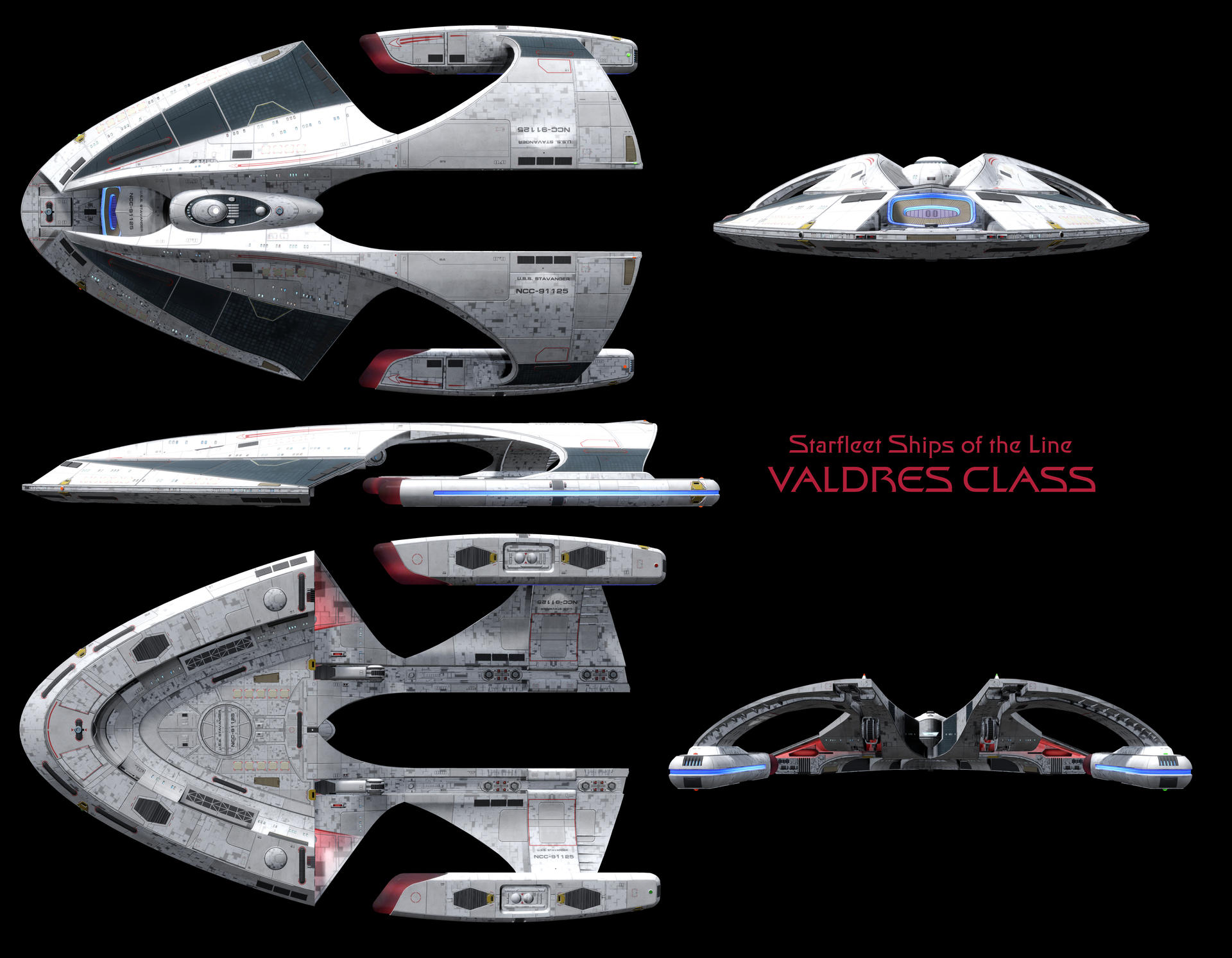 Mercury Class Starship High Resolution By Enethrin On
