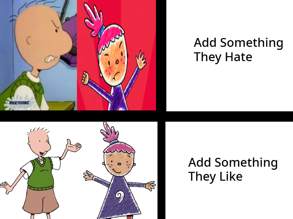 Doug Funnie And Pinky Dinky Doo Drake Meme By Logos989 On Deviantart
