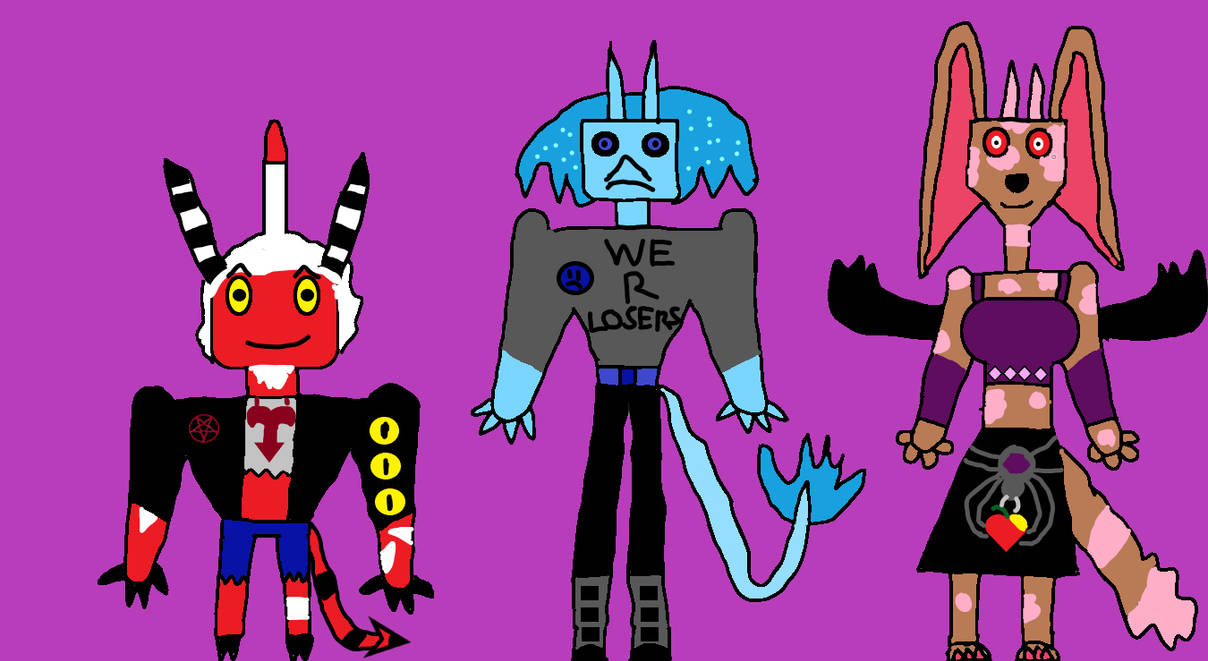 Helluva Boss Ocs Hybrid Demons By Ghostwriter434 On Deviantart