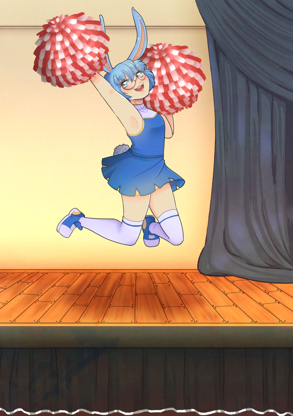 Goldwyn11 Commission Cheerleader Tabitha By Kuromimi10 On Deviantart