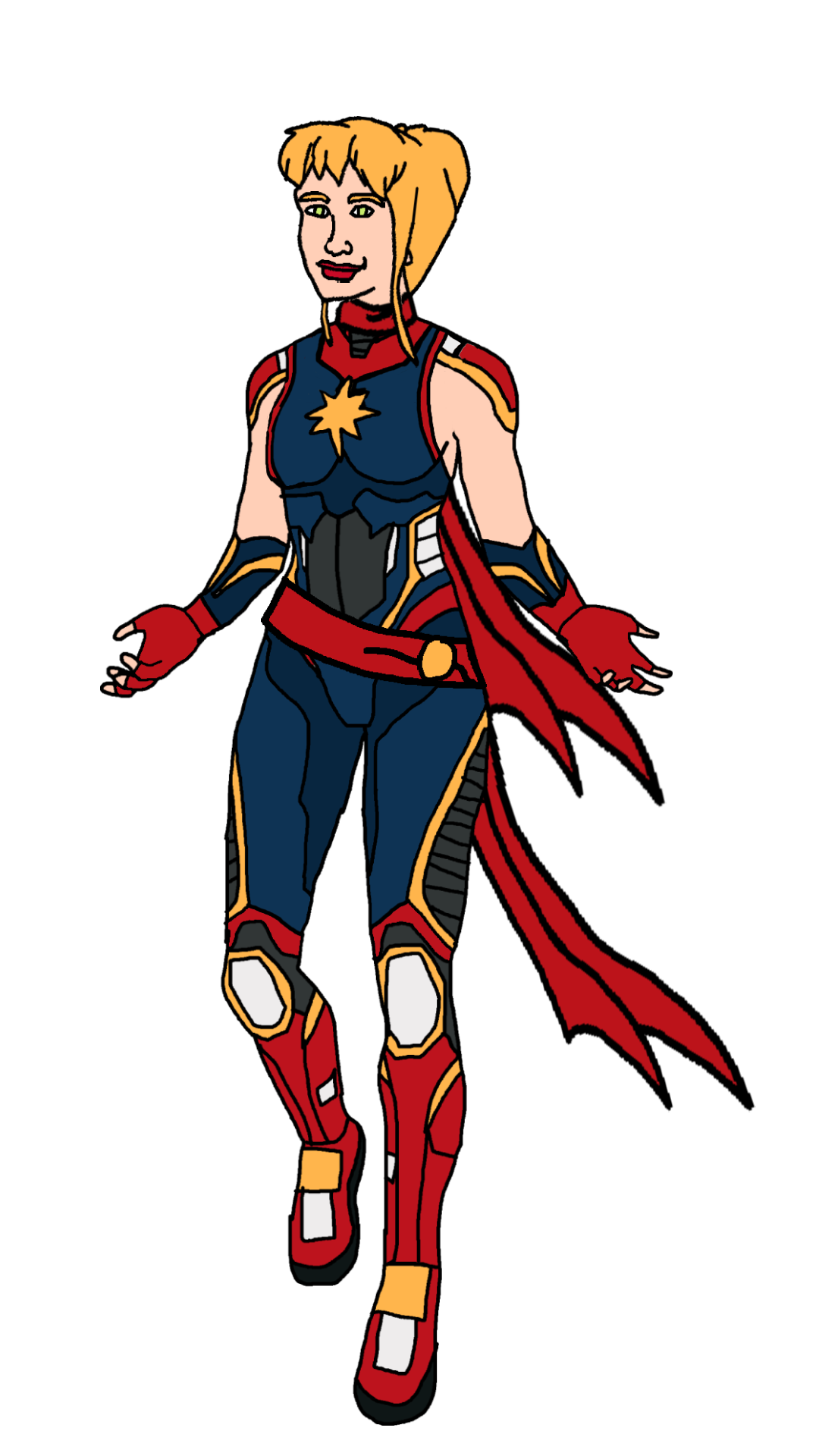 Captain Marvel Carol Danvers Unmasked By Spiderbyte64 On Deviantart