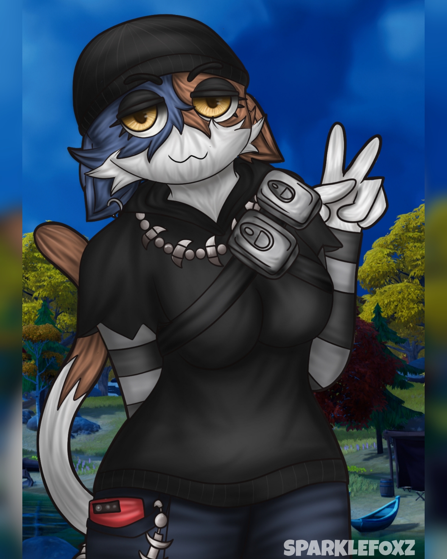 Meow Skulls Fortnite Fanart By Sparklefoxz On Deviantart