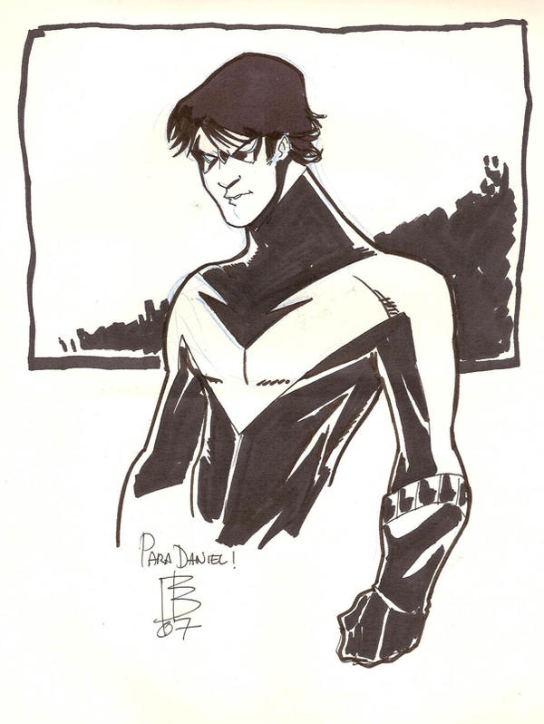 Nightwing by David Baldeon by Dahamon on DeviantArt