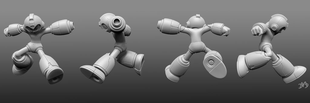 Megaman 3d Model By Dougmd On Deviantart