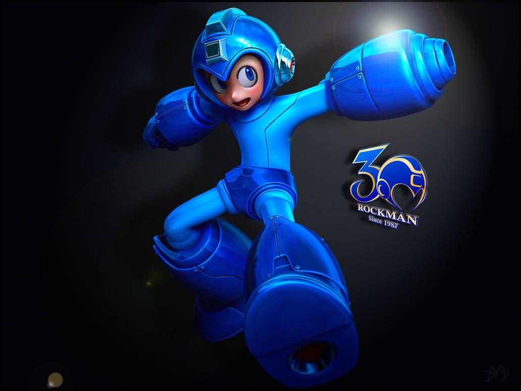 Megaman 30th Anniversary 3d Model By Dougmd On Deviantart
