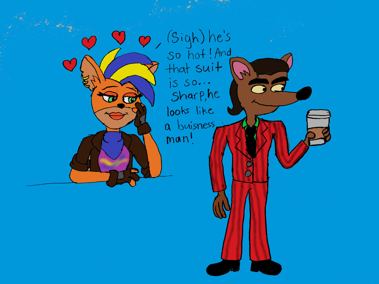 Alt Tawna Crushing On Pinstripe By Potoroogirl95 On Deviantart