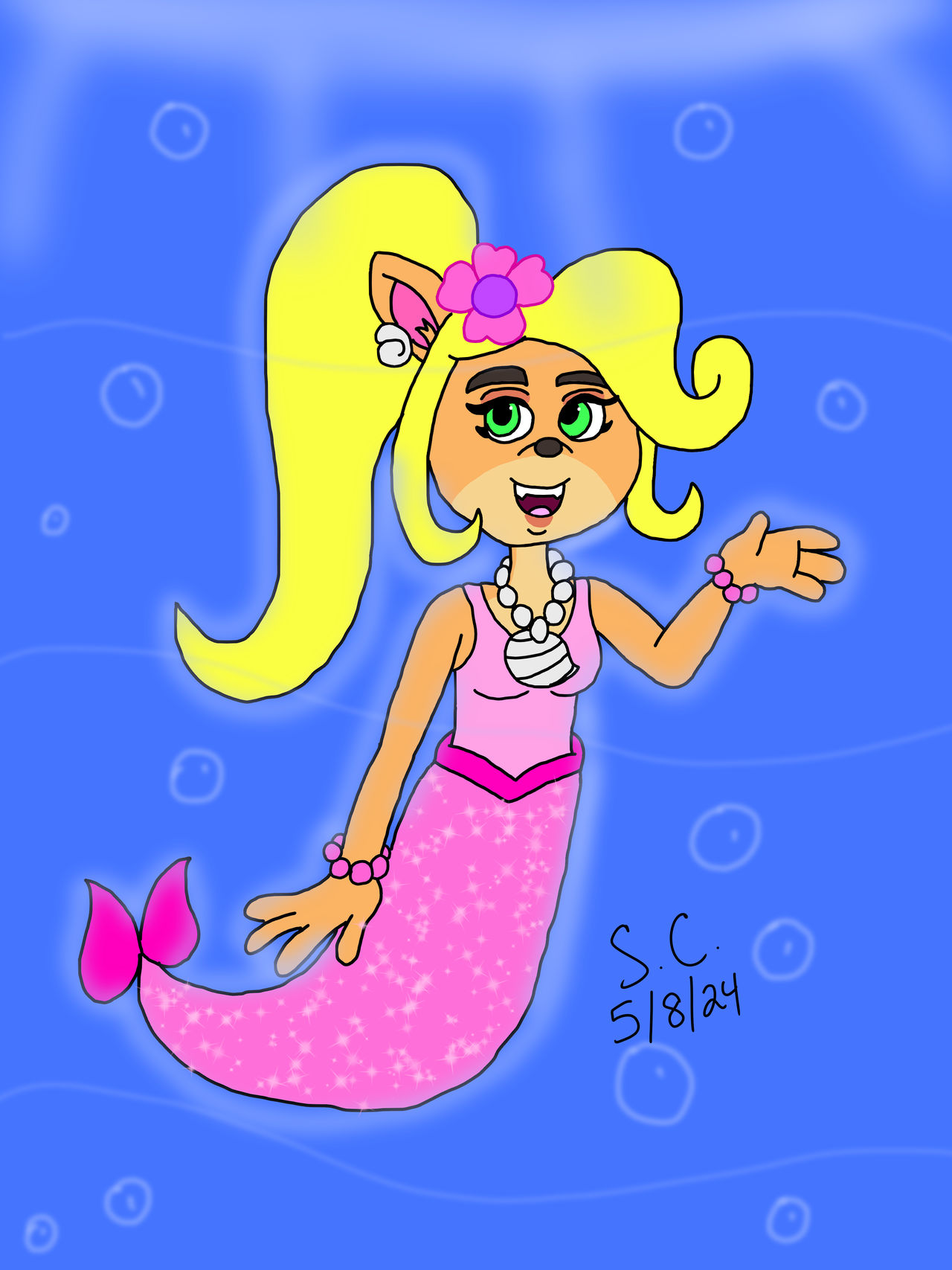 Mermay Day 8 Mermaid Coco By Potoroogirl95 On Deviantart