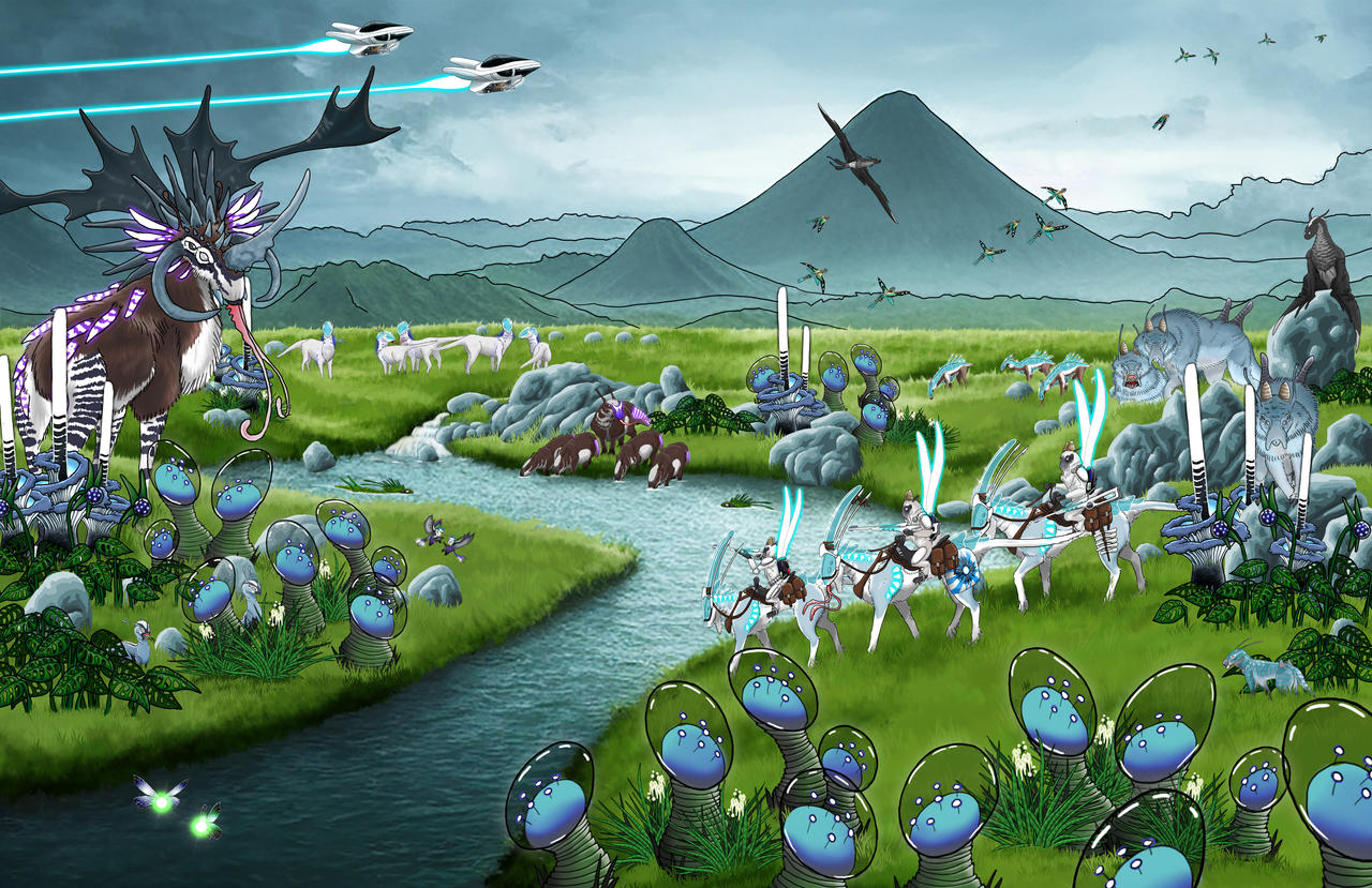 Volcanic Grassland By Species Of Vekia On Deviantart