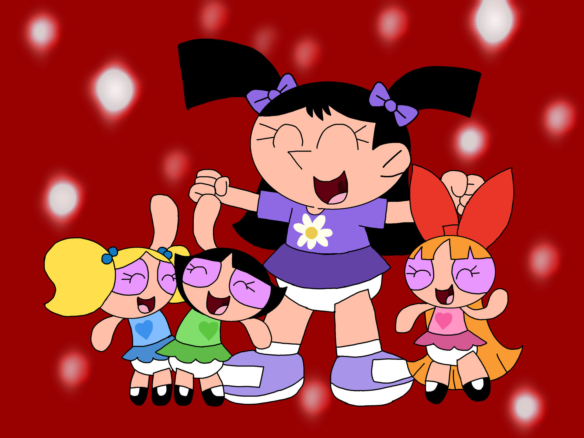 The Girls And Daisy Are Dancing By Nikoli1234 On Deviantart