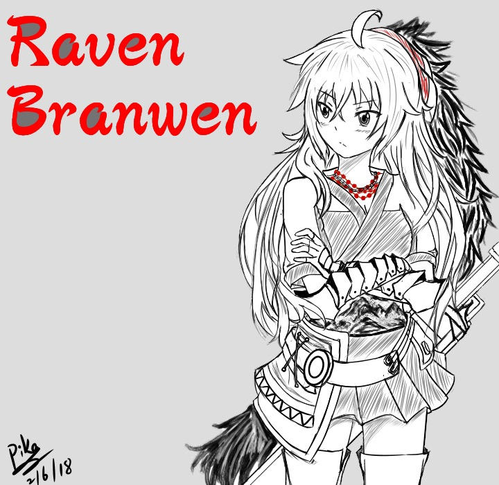 Raven Branwen By Bonetiness On Deviantart