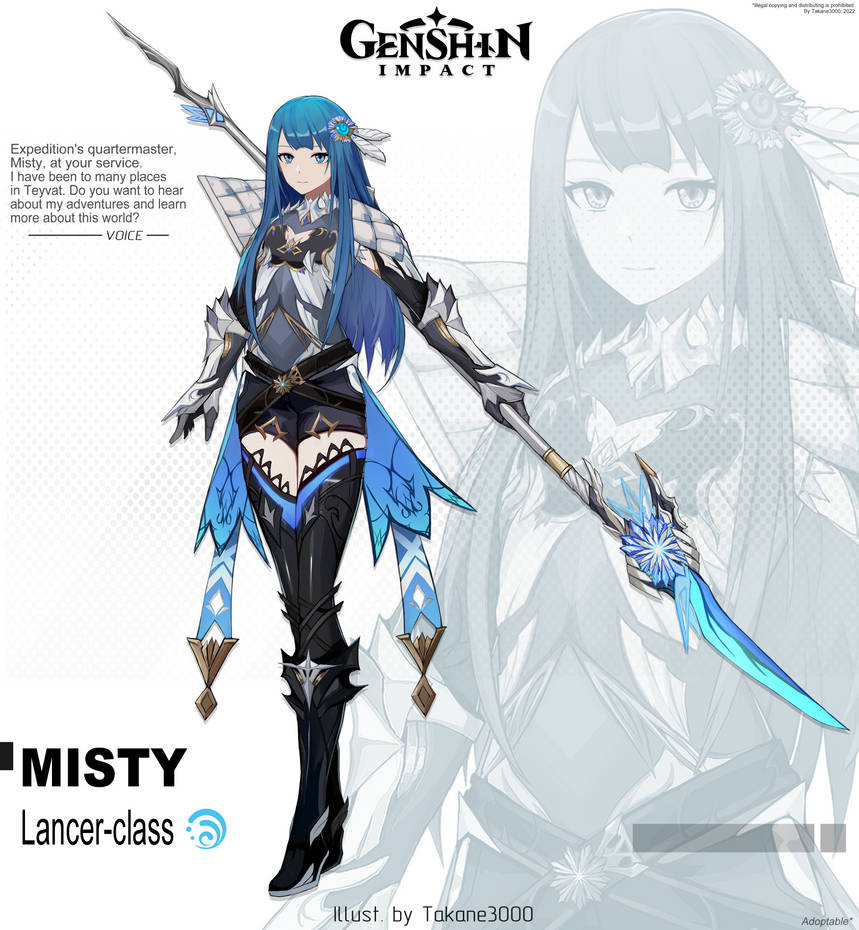 Closed Genshin Impact Oc Adoptable Auction By Takane3000 On Deviantart