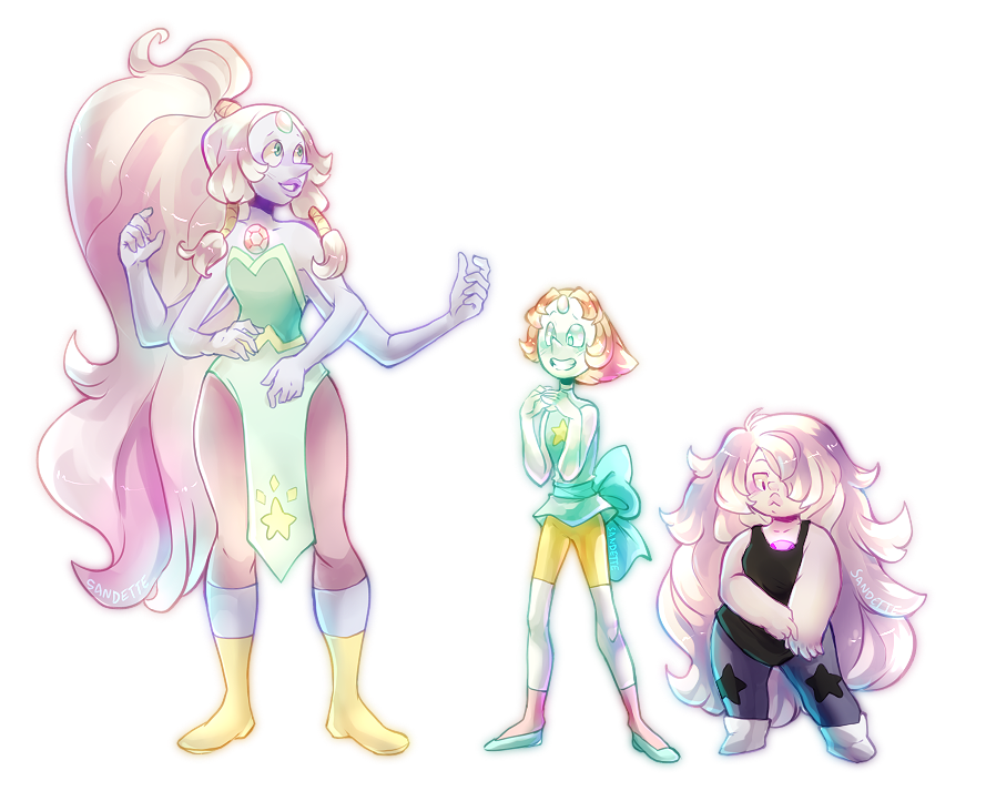 Steven Universe Fusion: Opal by Sandette on DeviantArt Steven Universe Fusion: Opal by Sandette on DeviantArt