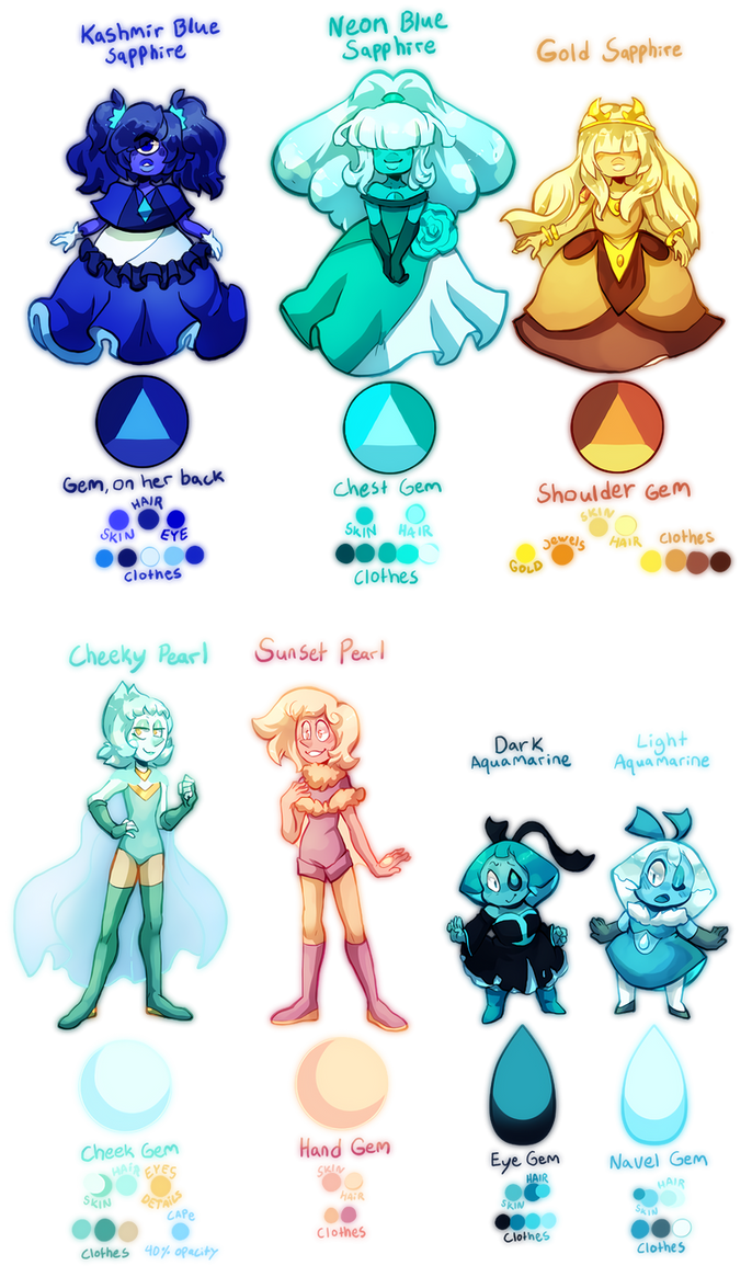 Adoptable Gems - Steven Universe by Sandette on DeviantArt Adoptable Gems - Steven Universe by Sandette on DeviantArt