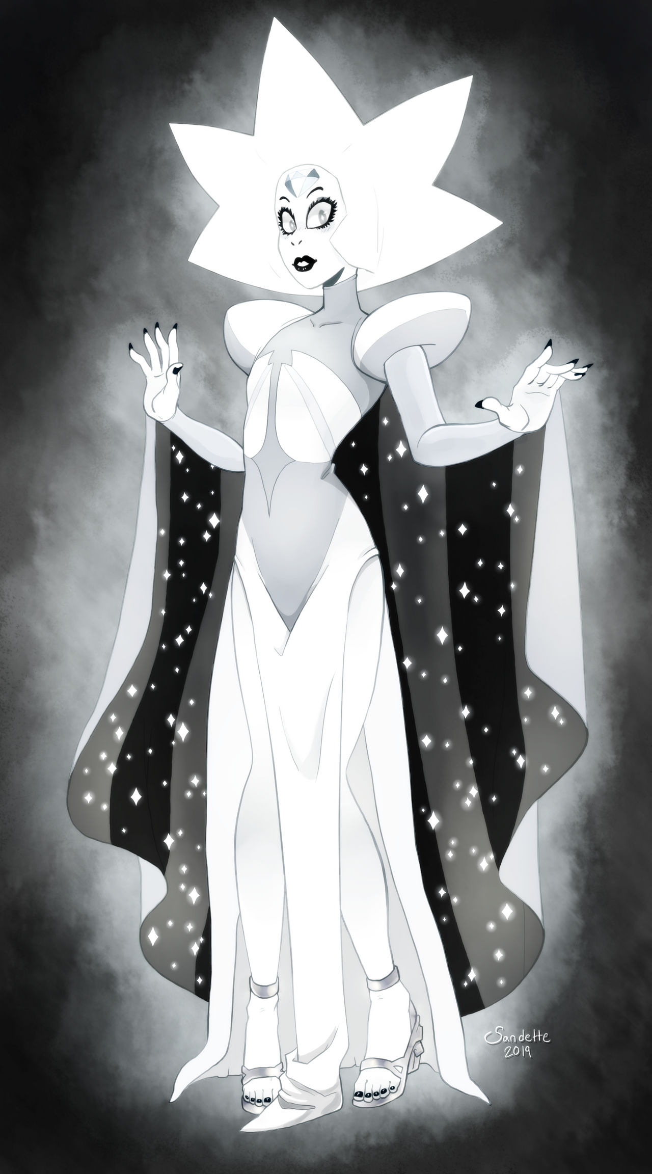 Steven Universe White Diamond By Sandette On Deviantart