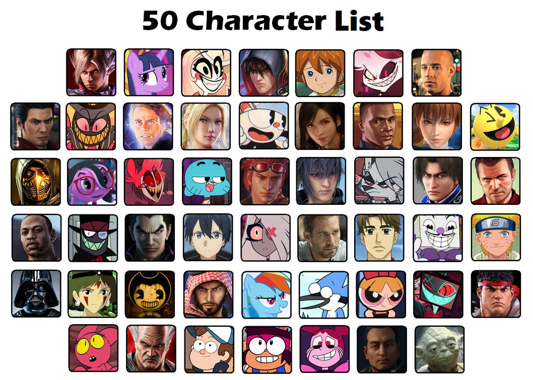 My 50 Favorite Characters by BleuCentenaire on DeviantArt My 50 Favorite Characters by BleuCentenaire on DeviantArt