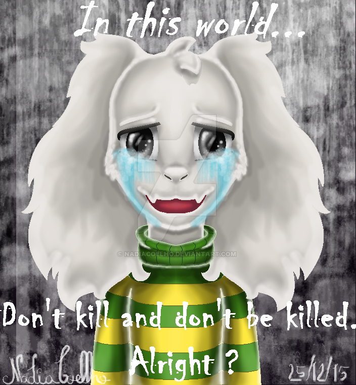 Undertale Asriel By Nadiacoelho On Deviantart