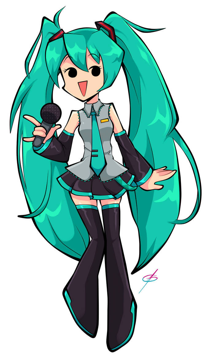 Miku Fnf Mod Style By Nunninaa On Deviantart