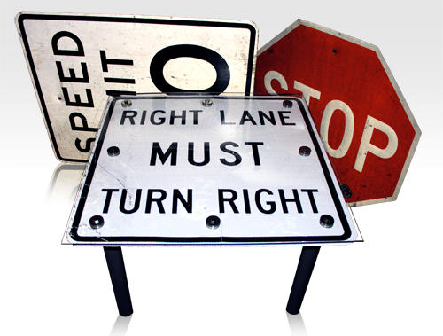 Street Sign Table by Snoxie on DeviantArt