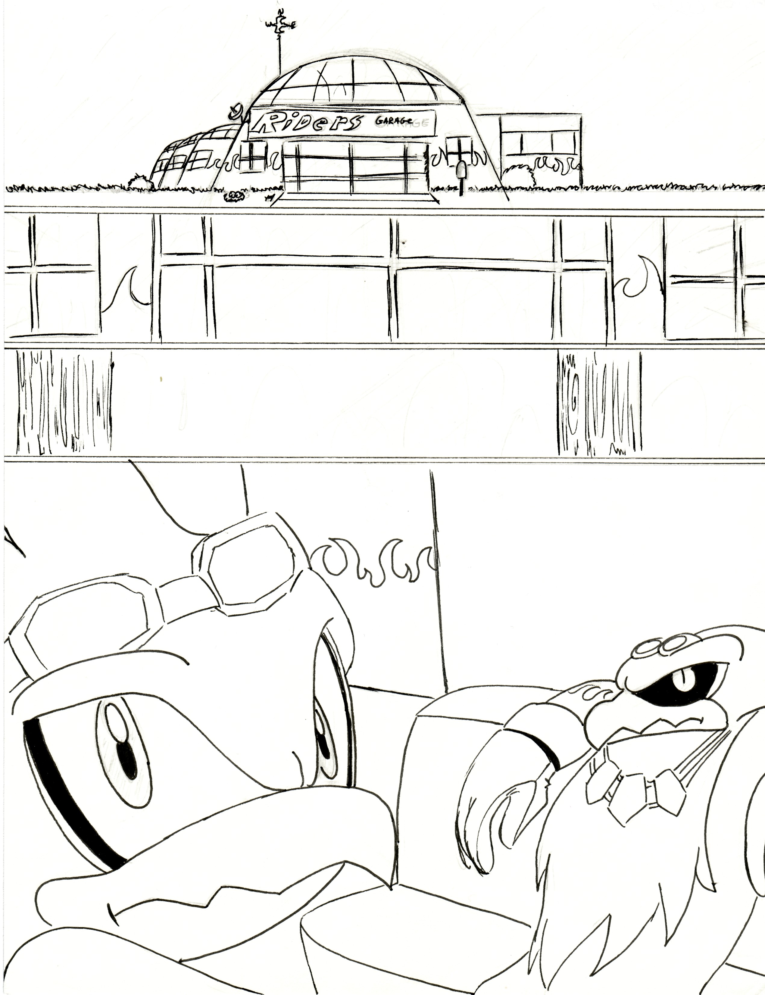 Sonic Riders Comic page 1 by Dolltwins on DeviantArt
