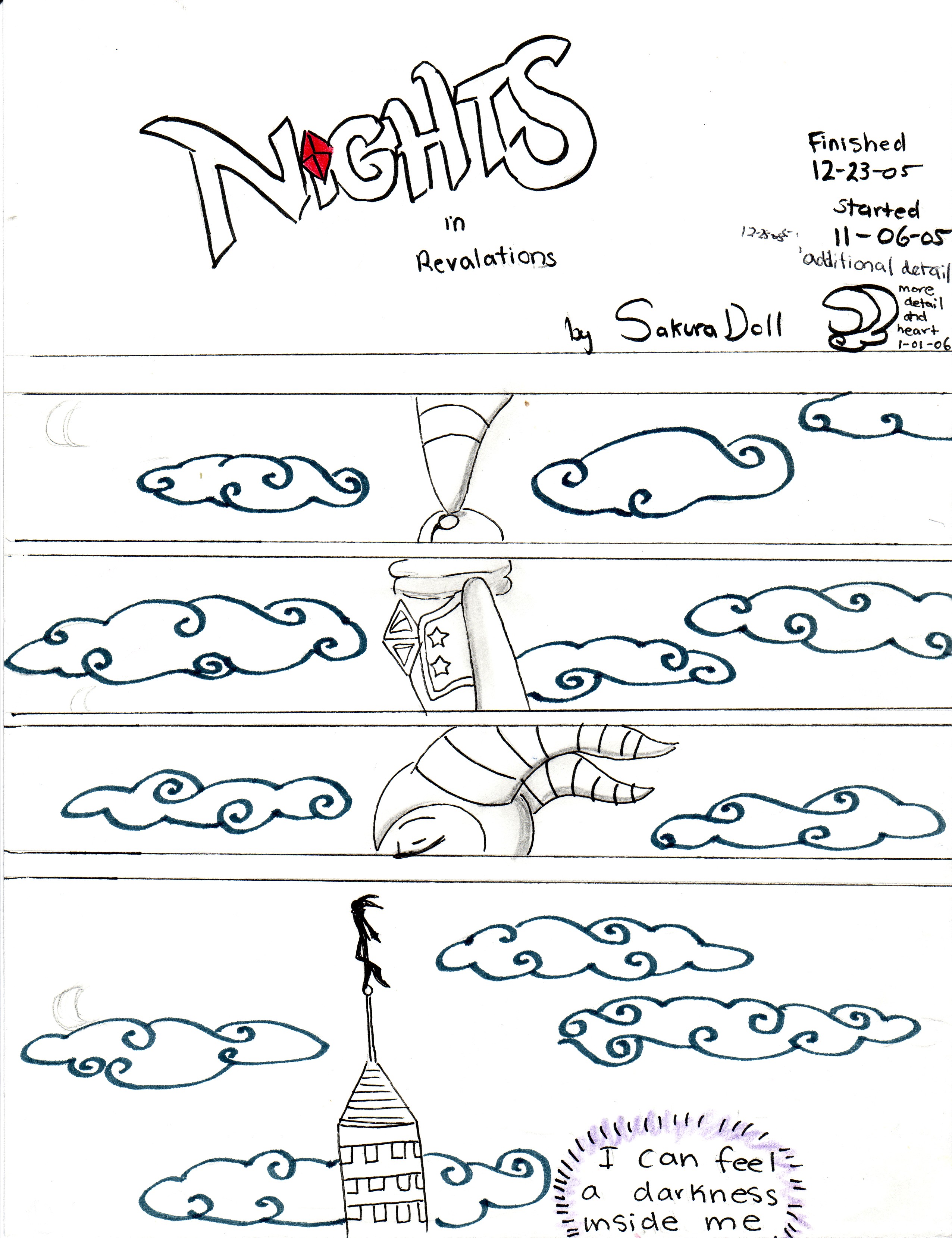 Nights Comic page 1 by Dolltwins on DeviantArt