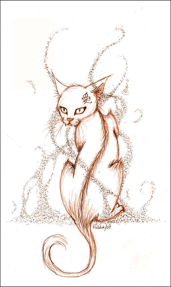Gaara cat by triksu on DeviantArt