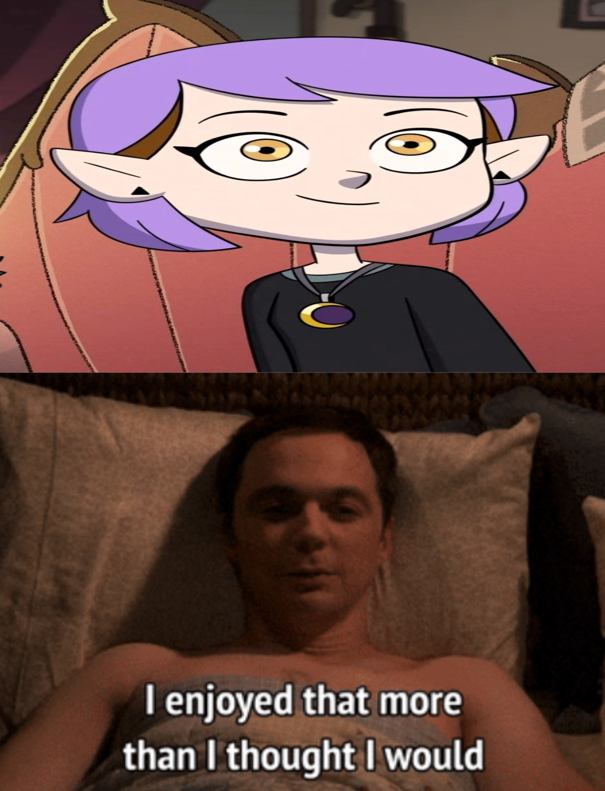 Sheldon Enjoys Amity Blight By Geononnyjenny On Deviantart