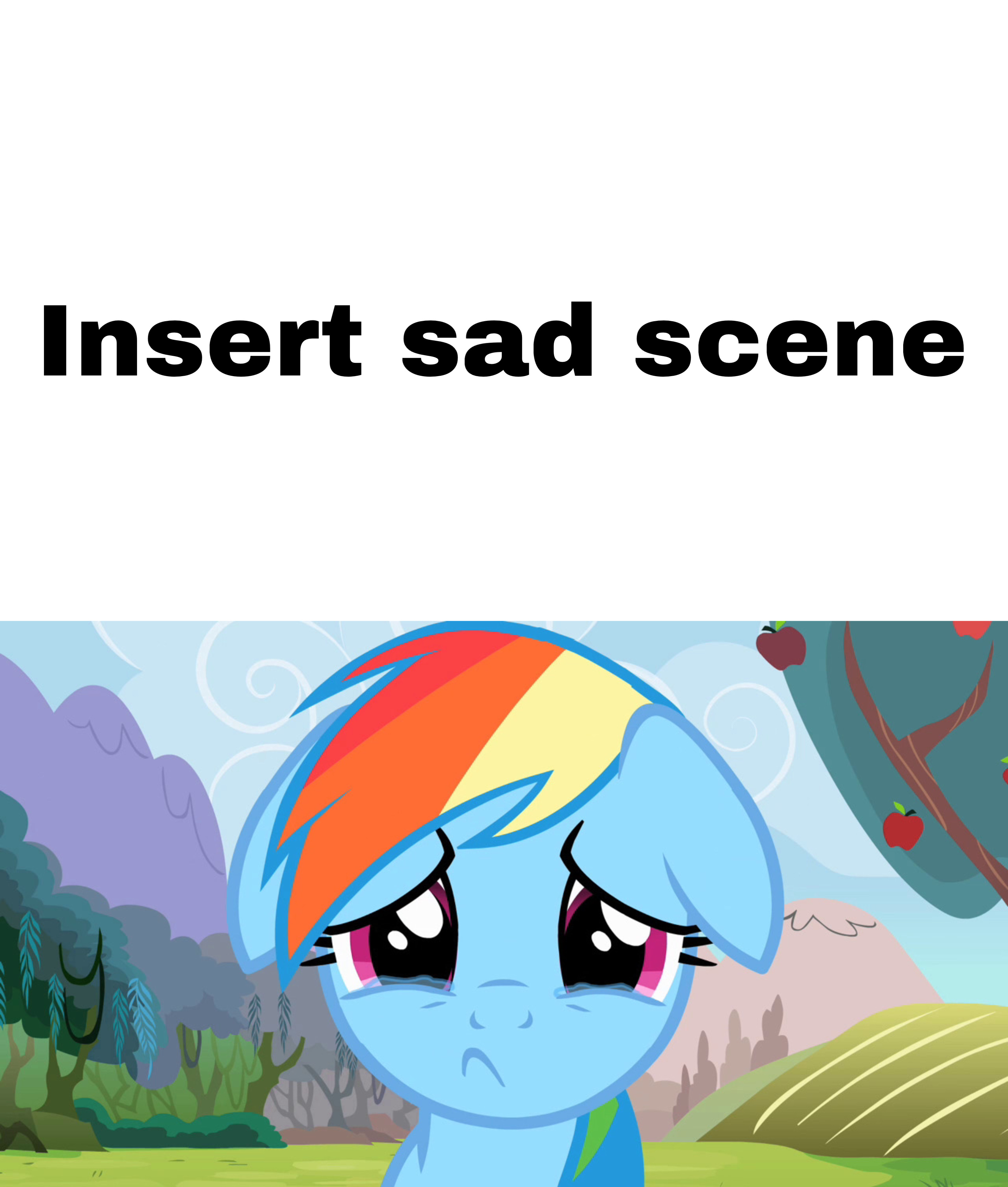 Rainbow Dash Sad At What Sad Scene By Geononnyjenny On Deviantart