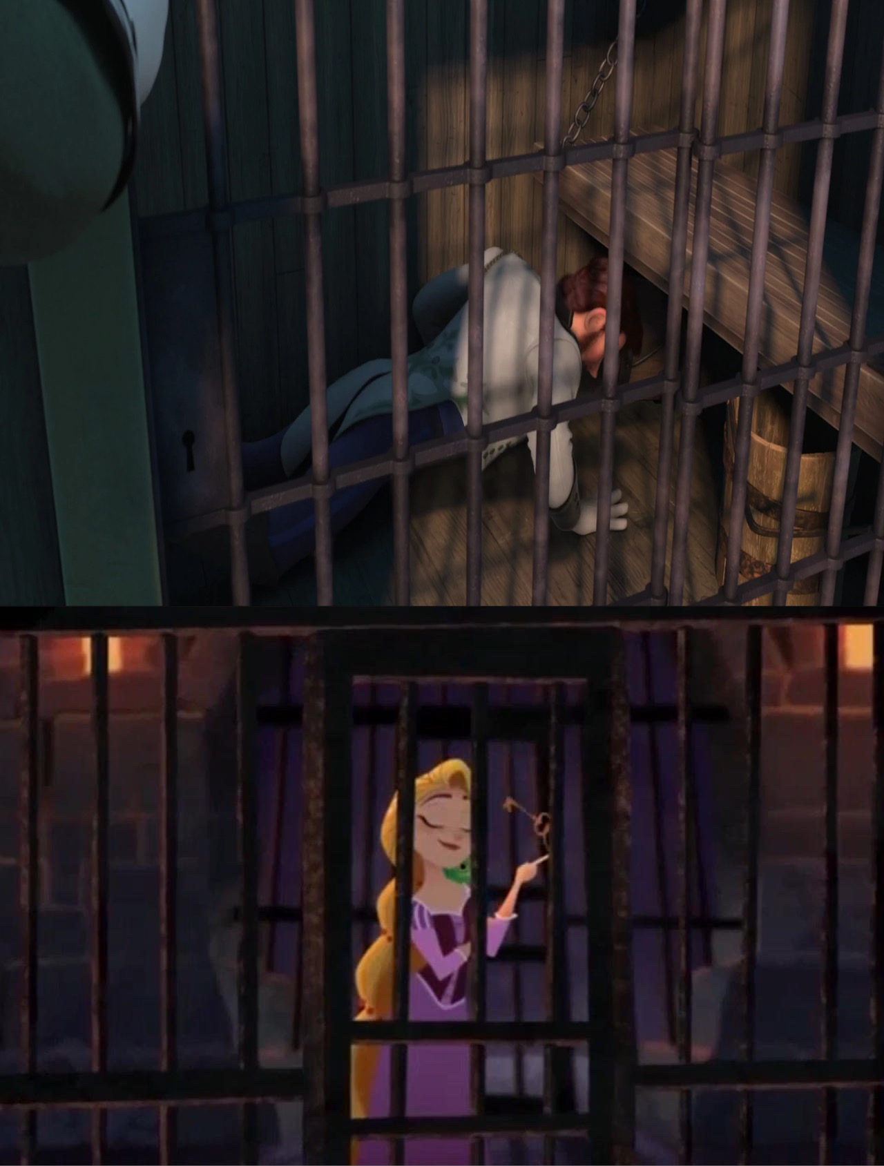 Rapunzel Locks Hans Up by GeoNonnyJenny on DeviantArt Rapunzel Locks Hans Up by GeoNonnyJenny on DeviantArt