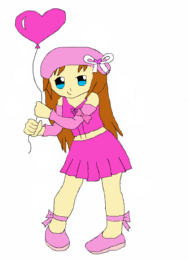 Cute Pink Girl By Strawberry Of Love On Deviantart
