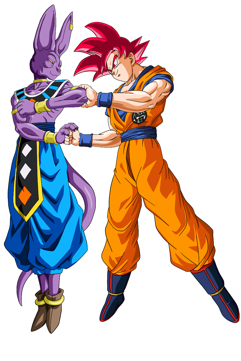 Goku And Beerus By Yaajxaab On Deviantart