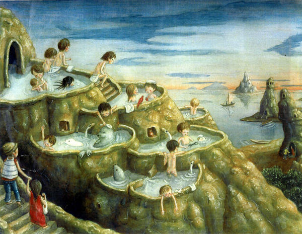 Terraced hot spring by perodog on DeviantArt Terraced hot spring by perodog on DeviantArt