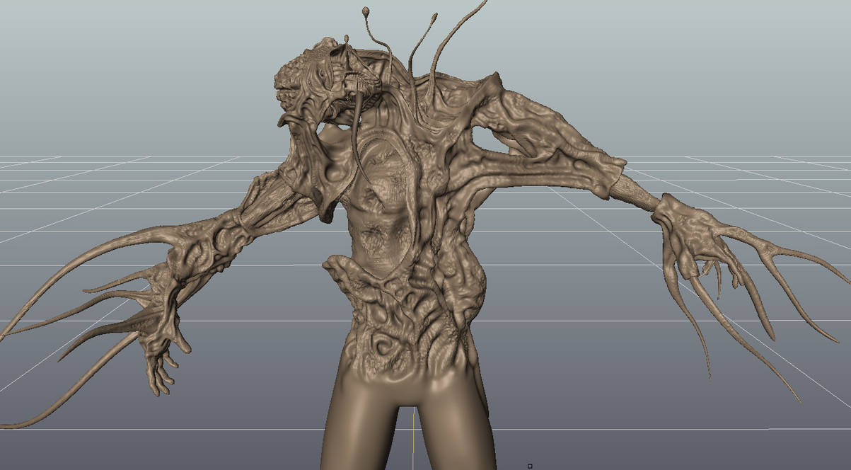 Start of a flood character by MikeJensen on DeviantArt