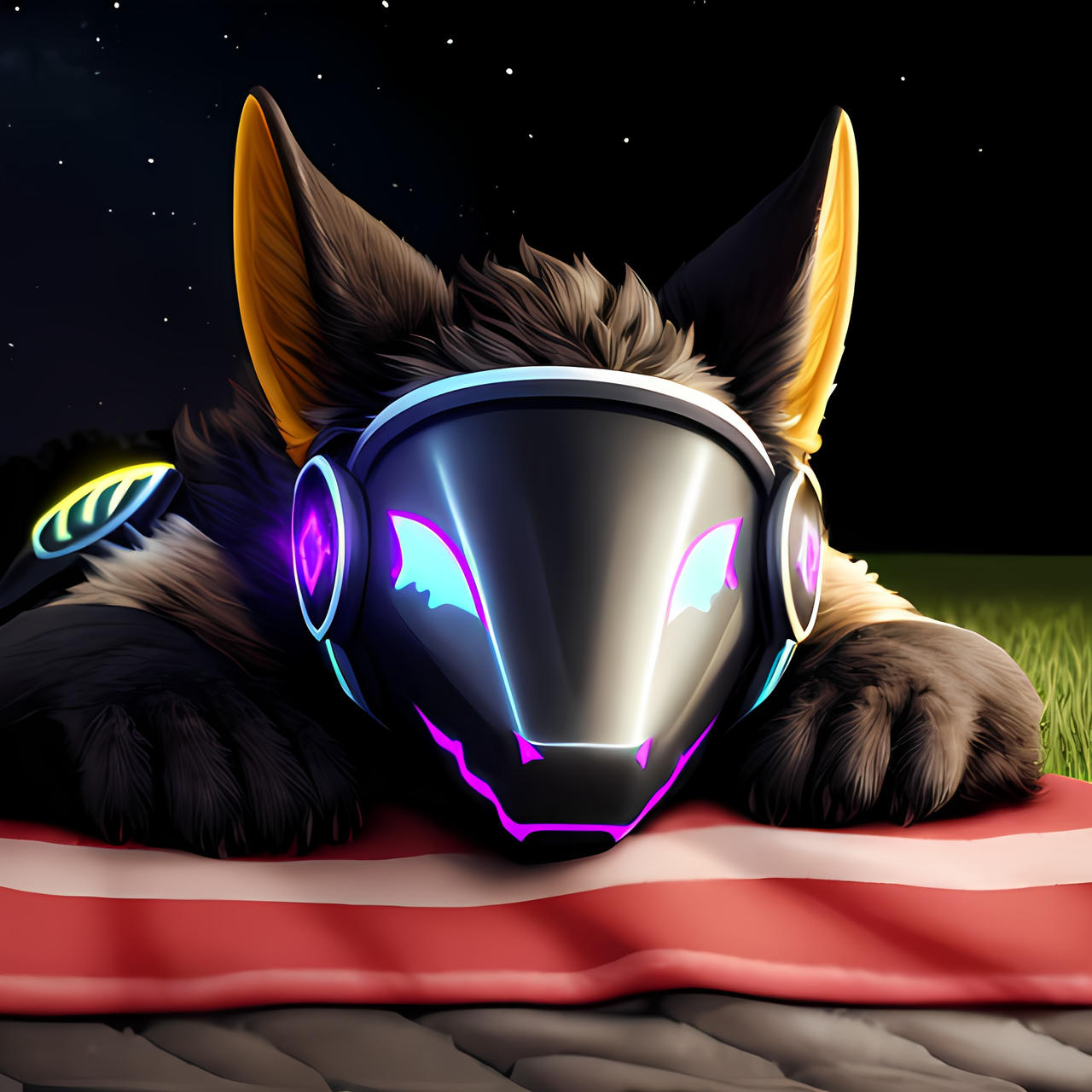 A Very Cute Protogen By Luckalph On Deviantart