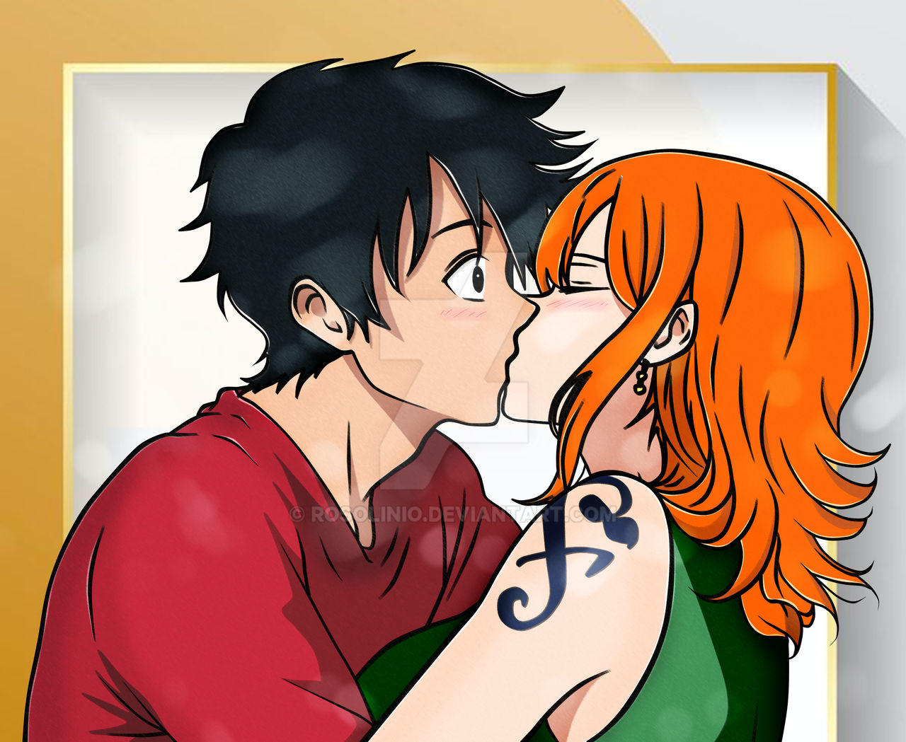 Luffy And Nami Welcome To My Heart By Rosolinio On Deviantart