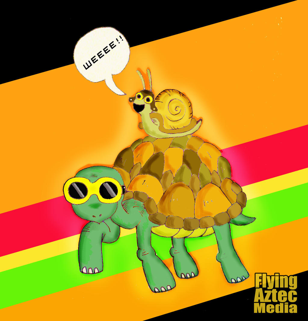snail riding Turtle by FlyingAztecMedia on DeviantArt snail riding Turtle by FlyingAztecMedia on DeviantArt
