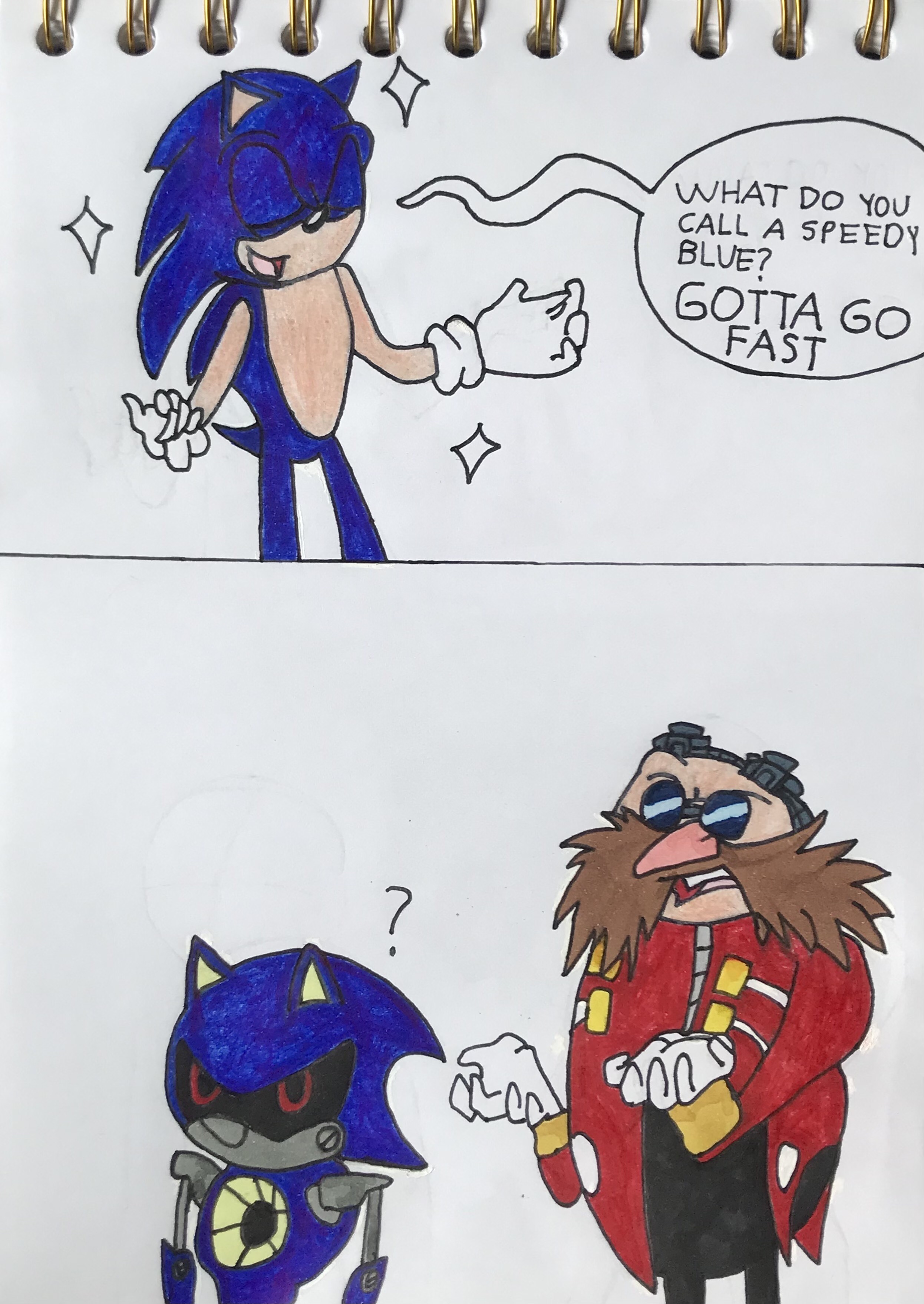 Sonic says dumb joke by Ning5839 on DeviantArt Sonic says dumb joke by Ning5839 on DeviantArt