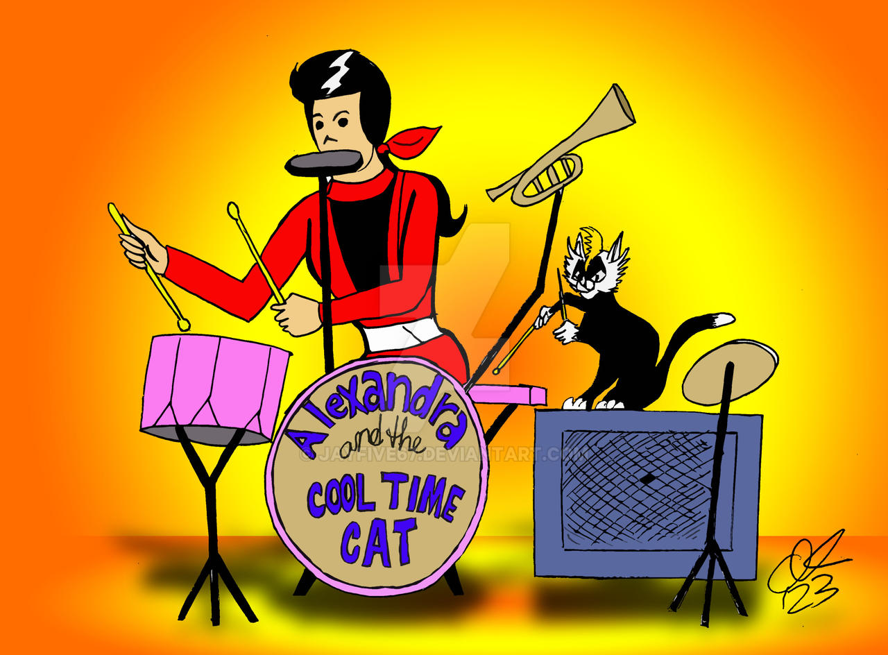 Alexandra Cabot At The Cool Time Cat By Jayfive67 On Deviantart