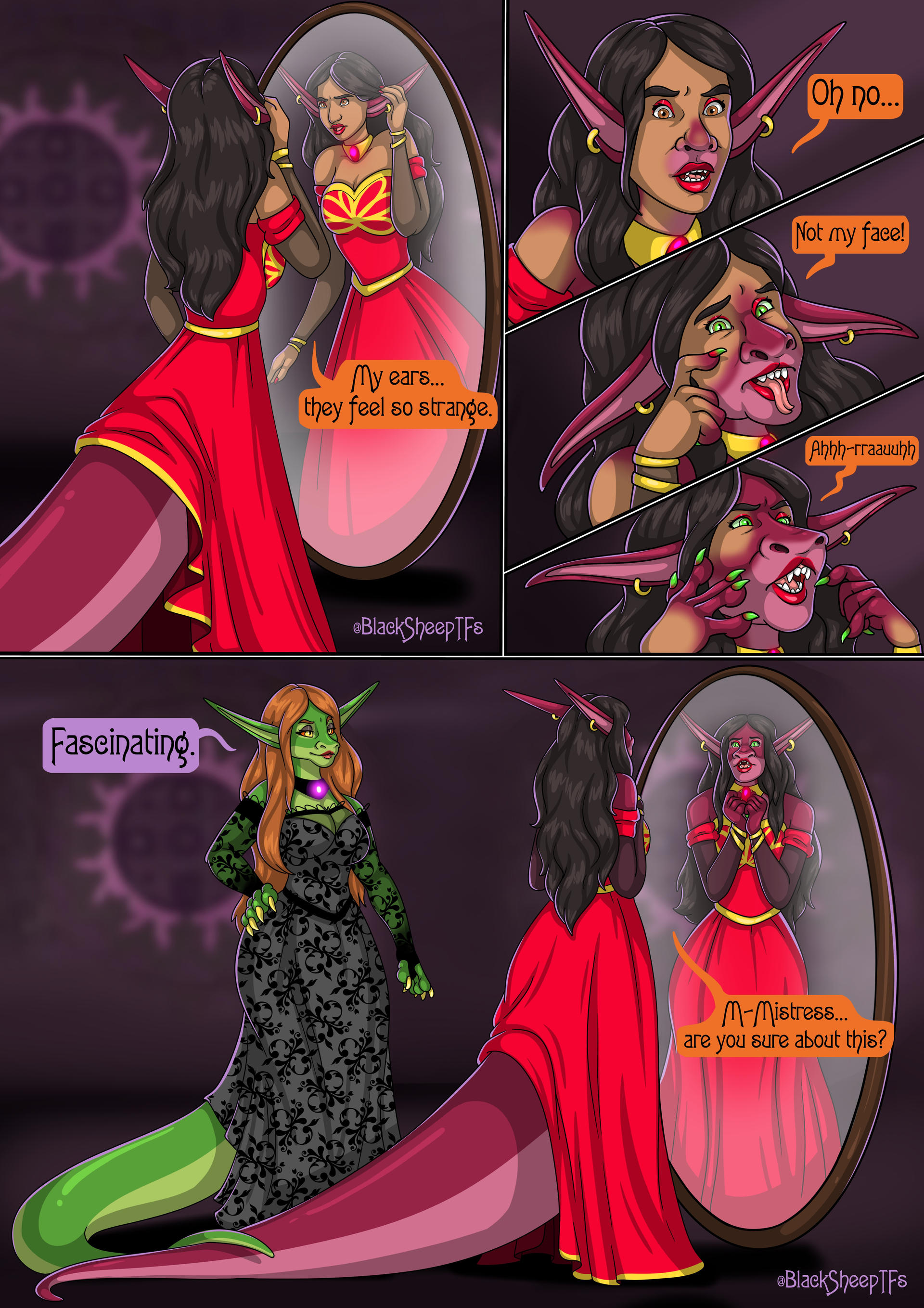 Dark Magic Dragoness Part 7 - Comm by BlackSheepTFs on DeviantArt Dark Magic Dragoness Part 7 - Comm by BlackSheepTFs on DeviantArt