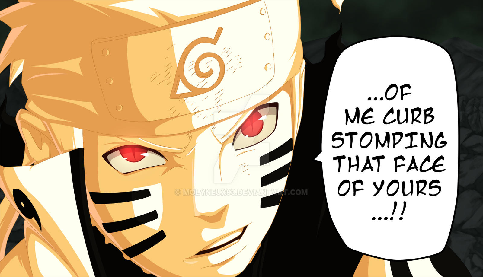 Naruto Curb Stompin By Molyneux93 On Deviantart