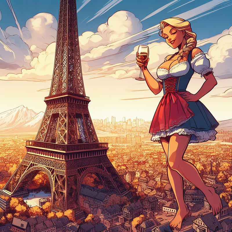 Giantess In Paris By Giantdreamer On Deviantart