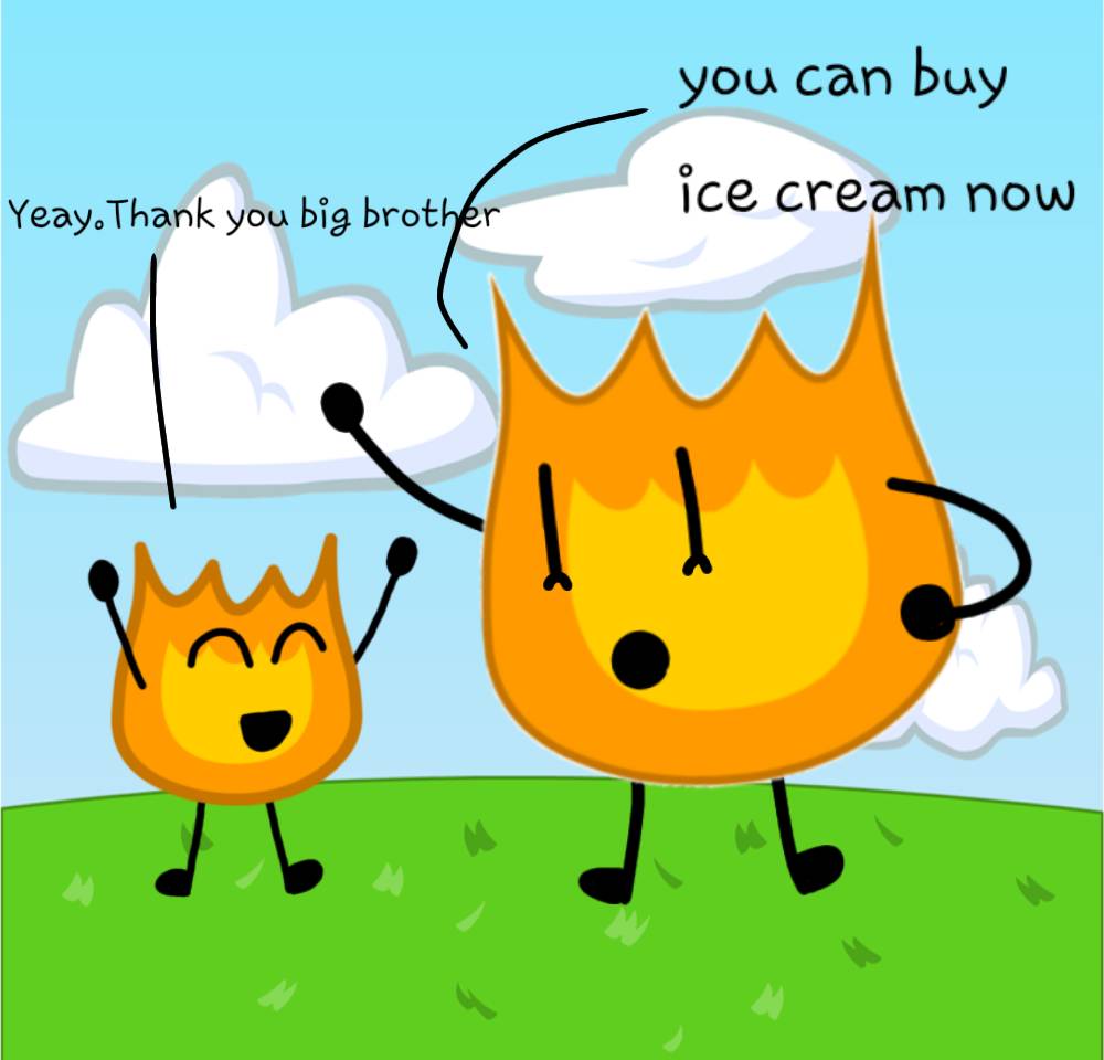 Firey And Firey Jr By Bfdipicturefrz On Deviantart