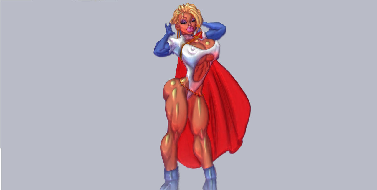 Power Girl Vs Darkseid 3 Model 3d By Lucas322 On Deviantart