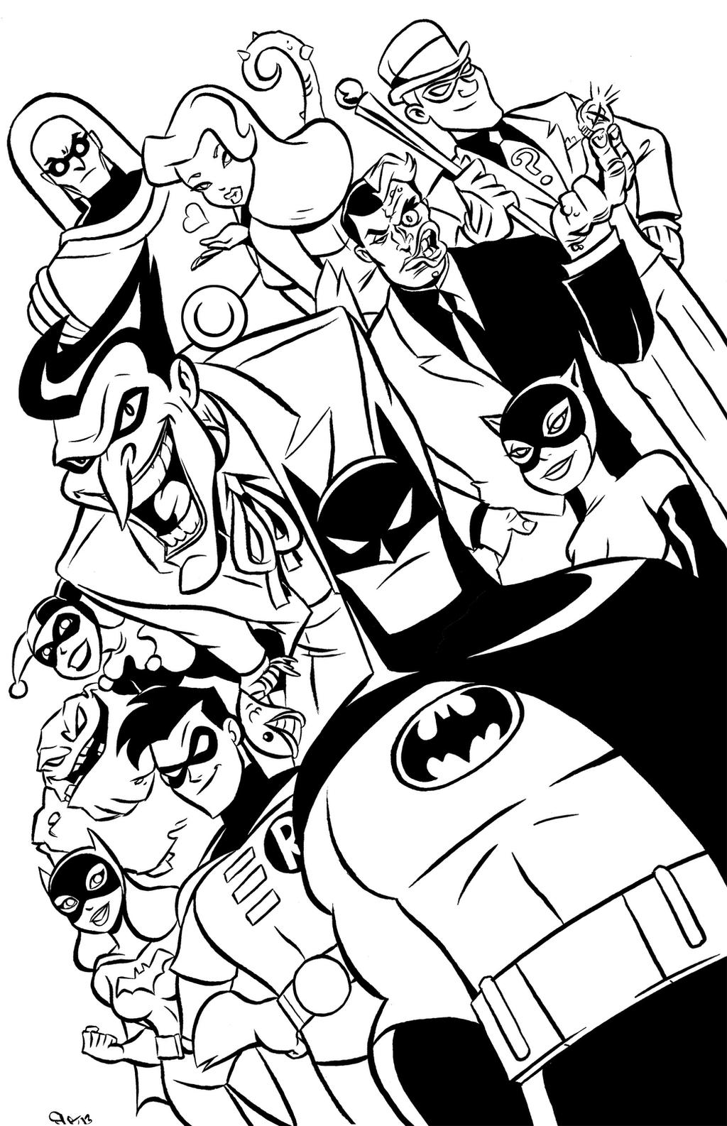 Batman The Animated Series Poster By Scoot By Scootah91 On Deviantart