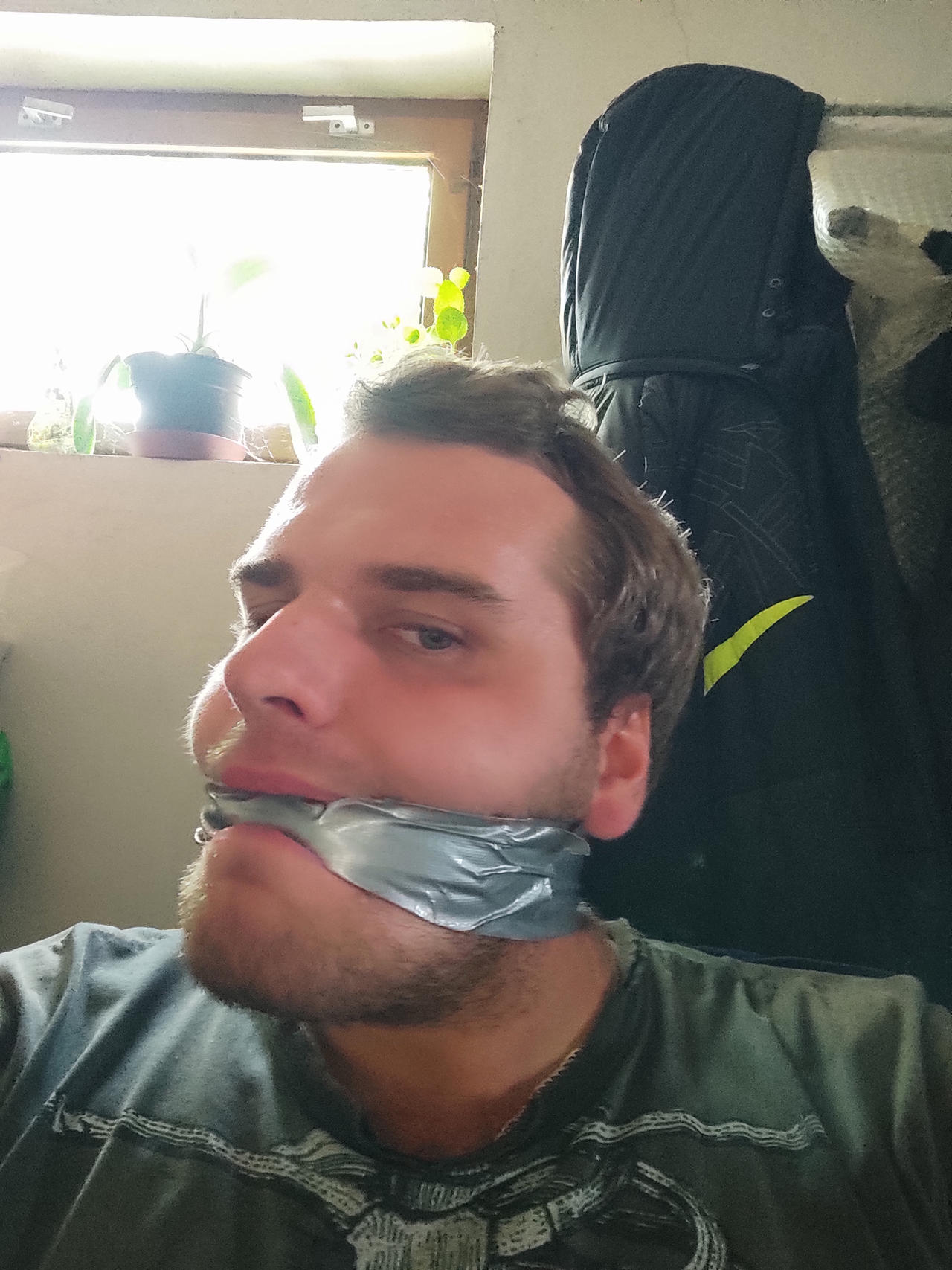 Tape Cleave Gagged By Hunter3s3 On Deviantart