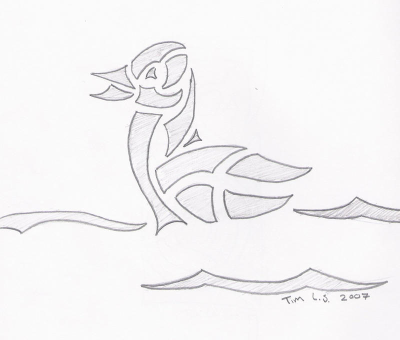 Tribal duck by Tim-skafte on DeviantArt