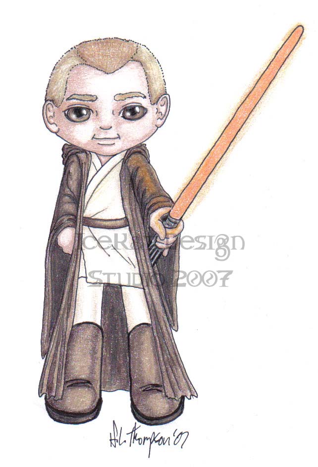 Chibi Jedi Darryl by The-IceKat on DeviantArt