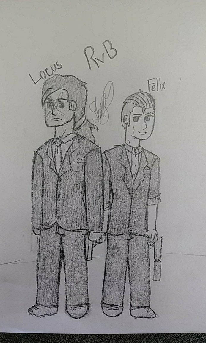 Locus And Felix Rvb Fan Art By Spunkyguy On Deviantart