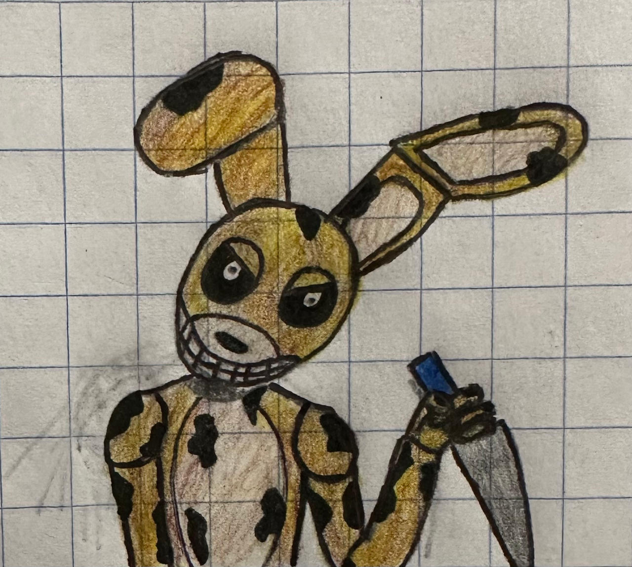Springtrap Color By Kronosprincesss On Deviantart