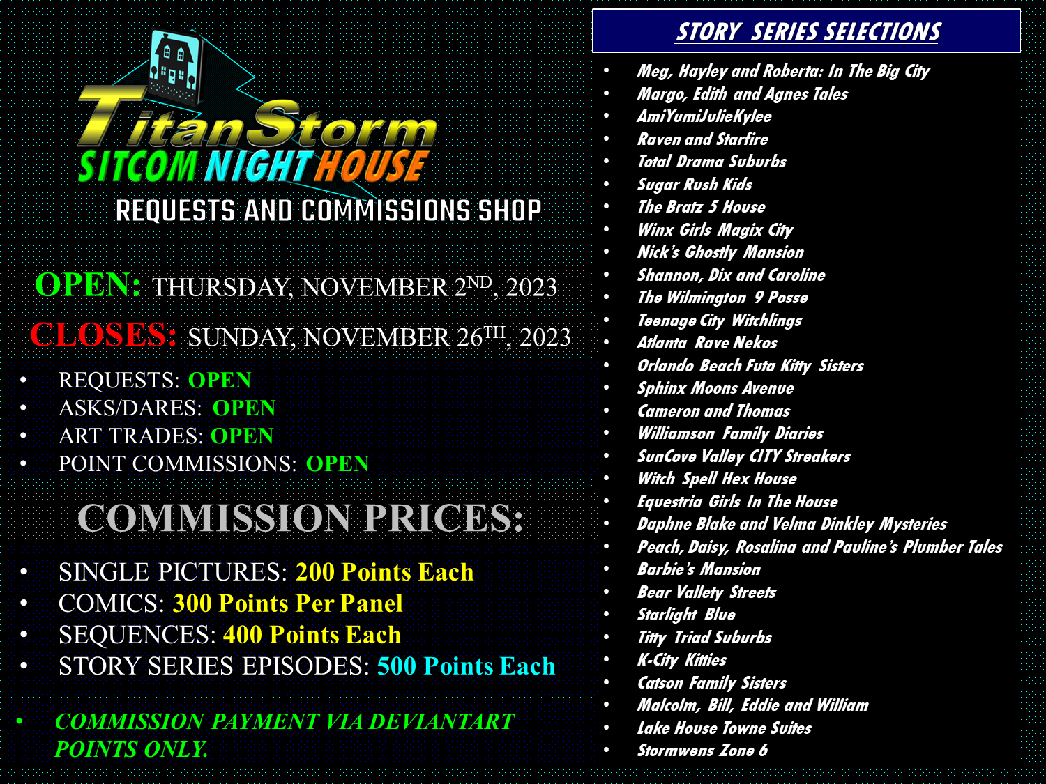 TitanStorm Sitcom Night House Last Call 11-19-2023 by ChrisTitanZone45 ... TitanStorm Sitcom Night House Last Call 11-19-2023 by ChrisTitanZone45 ...